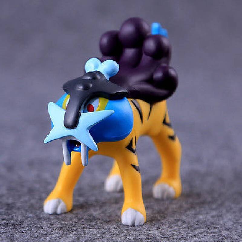 (Raikou(6.8cm)) Miniature Pokemon Action Figures Model Doll Toy Cartoon ...