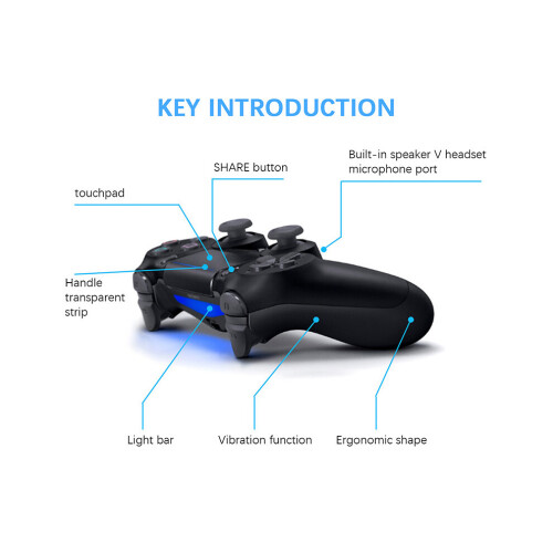 Pink DualShock 4 Wireless Controller for PS4/PC - Motion Sensors ...