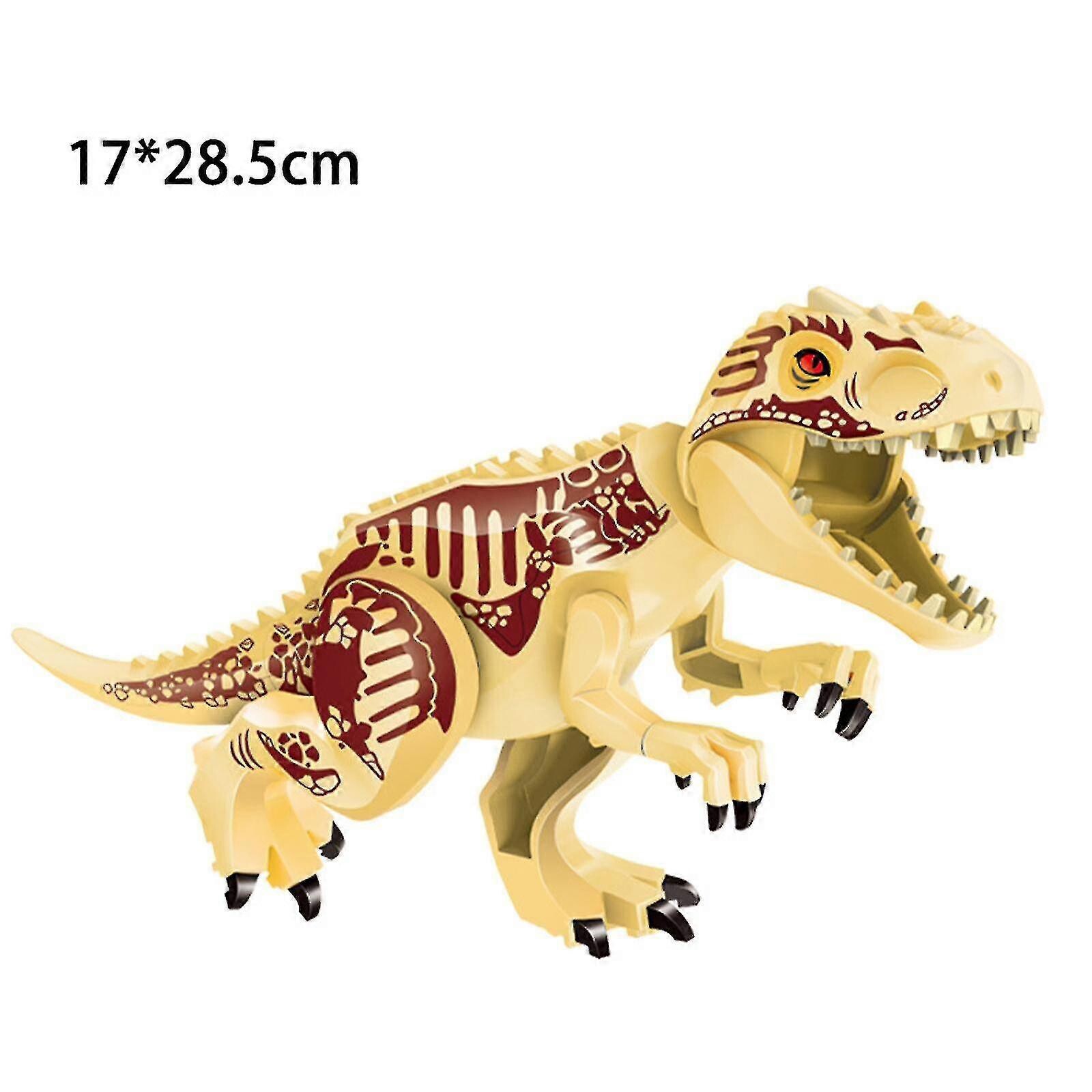 (Tyrannosaurus rex, Beige) Dinosaur Figures, Indominus T Rex Blocks ...