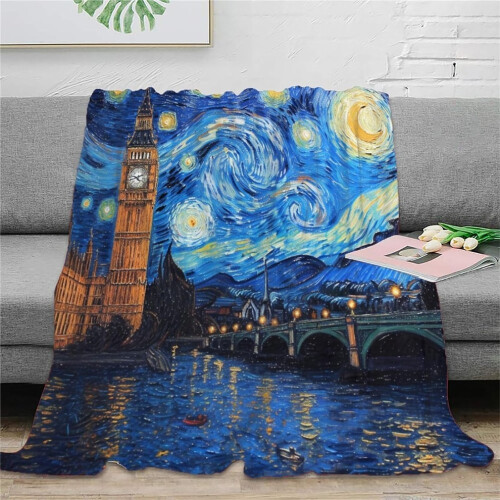 (60"x80", Style21) Wildlife 3D Printed Throw, Discover the magic of 3D ...