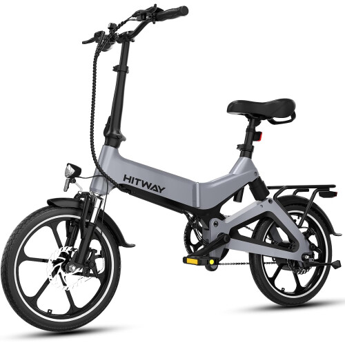 Hitway Electric Bike BK2 - 16Inch Foldable City E Bike with 7.8Ah ...