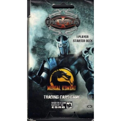 Mortal Kombat Round 1 Epic Battles 1 Player Starter Deck (Sub Zero on ...