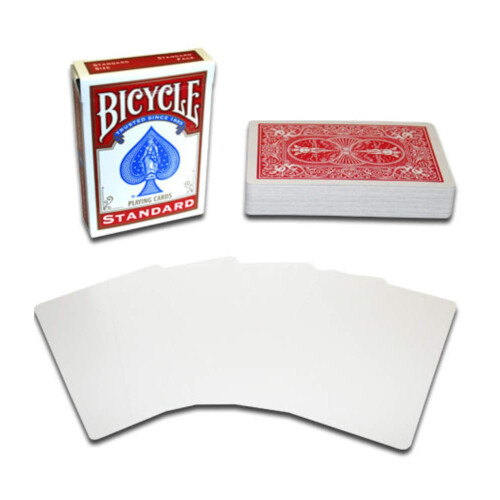 Baraja de cartas Bicycle Magic gaff de Merz67 LLC (cara en blanco y ...