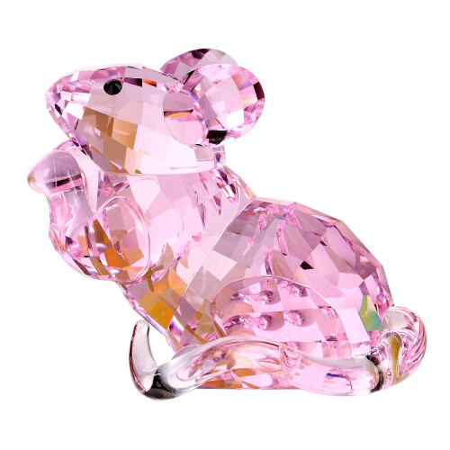 DOJOZ Crystal Mouse Cute Animal Home Decoration Lovely Figurines ...