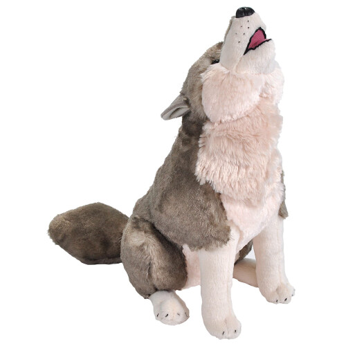 Wild Republic Howling Wolf, Plush, Stuffed Animal, Plush Toy, Gifts for ...