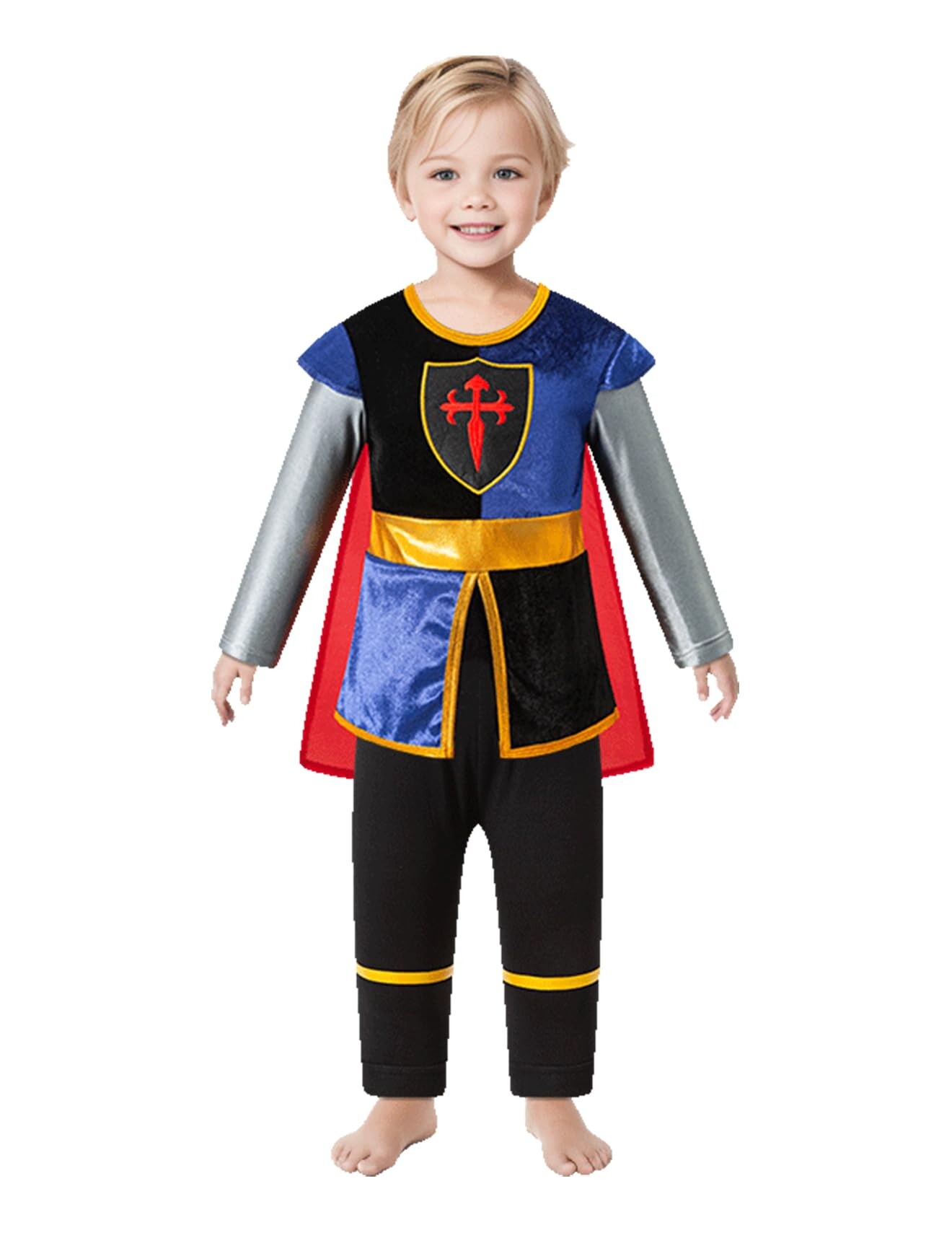 Costume de chevalier pour b b gar on Auggle Costume de f te de cosplay d'Halloween m di val pour ...