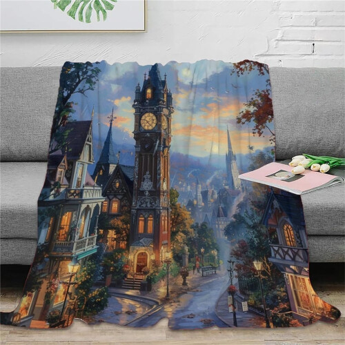 (60"x80", Style19) Wildlife 3D Printed Throw, Discover the magic of 3D ...