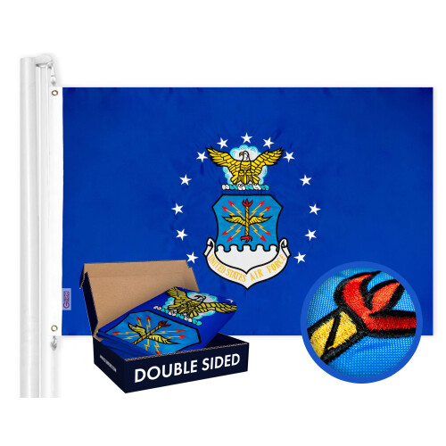 G128 US Air Force Flag 2x3 Ft Double ToughWeave Series Double Sided ...