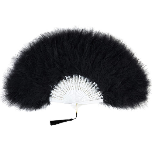 BABEYOND Marabou Feather Fan 20s Vintage Folding Fan Flapper Hand Fan ...