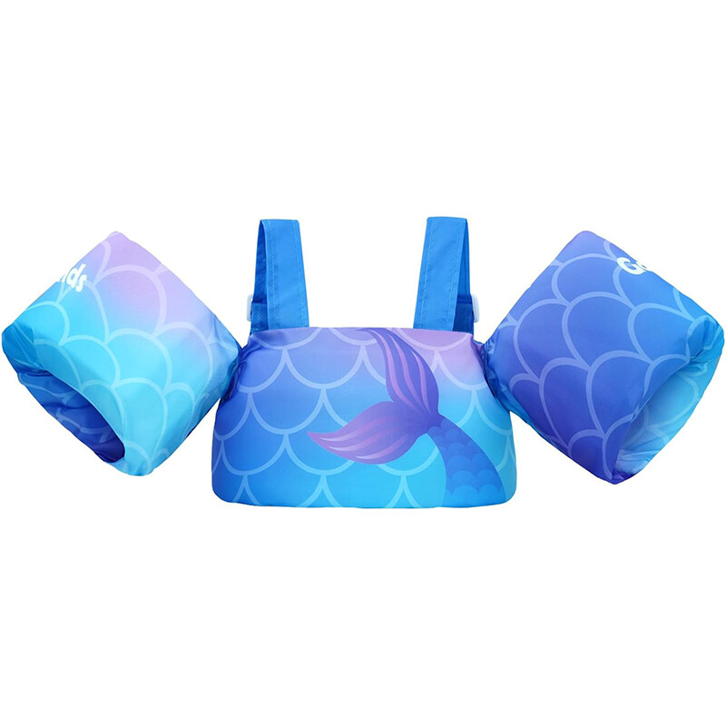 (04) Baby Float Cartoon Arm Sleeve Life Jacket Swimsuit Swimming ...