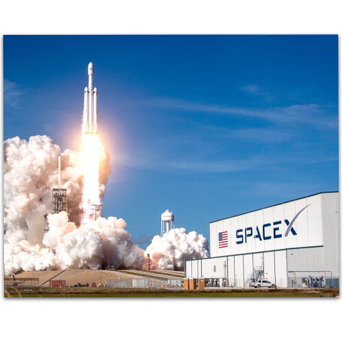 Astronomy Poster SpaceX Rocket Launch v211x14 Unframed Art Print ...