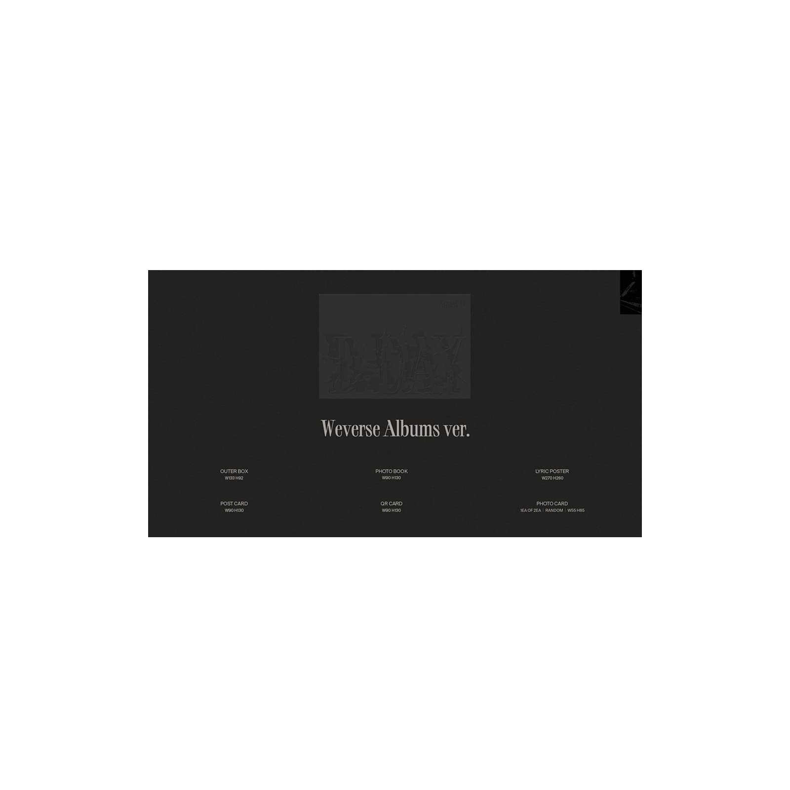 Contenido del primer lbum de BTS SUGA Agust D D-DAY + Photobook + Poster en paquete + Photocard ...