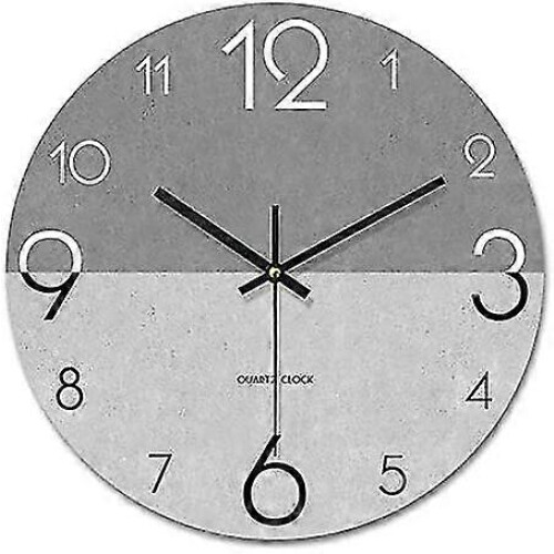 Wall Clock Without Ticking Noises Modern Wall Clocks, 12 Inch 30 Cm ...