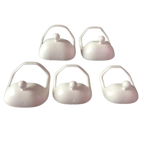 (White) 5 Sizes Set Of Goatee Shaving Template I Beard Trimming Tool I ...