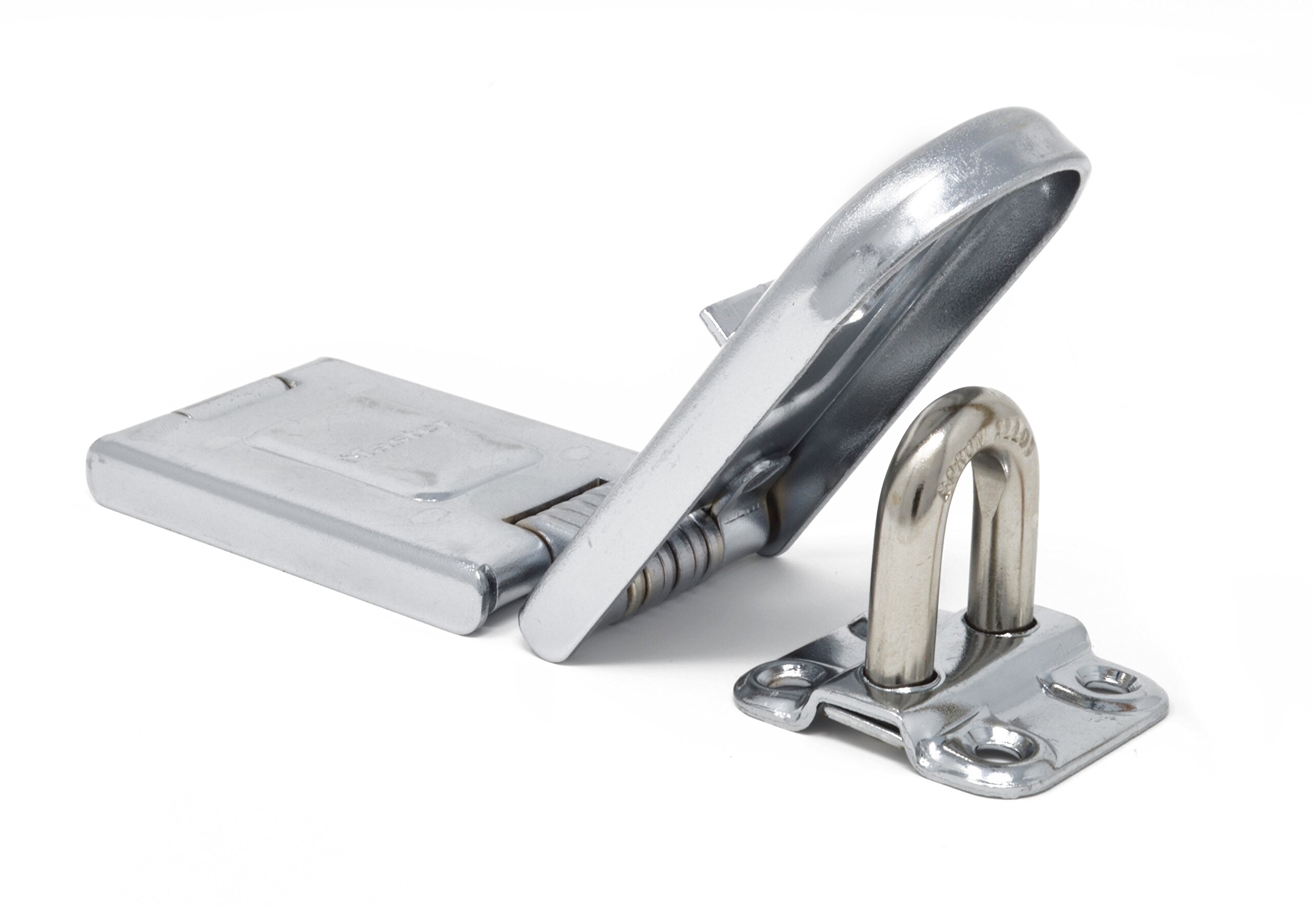Moraillon charni re simple en acier tremp galvanis Master Lock 720DPF ...