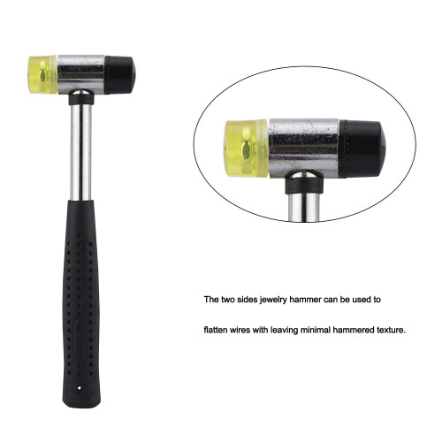 Artilife Ring Sizer Verktyg: Mandrel, Gummihammare, Metallstång, Sizer ...