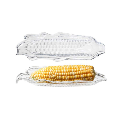 4 Pack Plastic Corn Trays Transparent Corn Dishes Corn Holders for Corn ...
