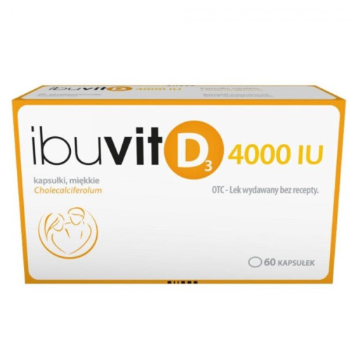 IBUVIT D3 4000 IU 60 Vitamin D supplement capsules on OnBuy