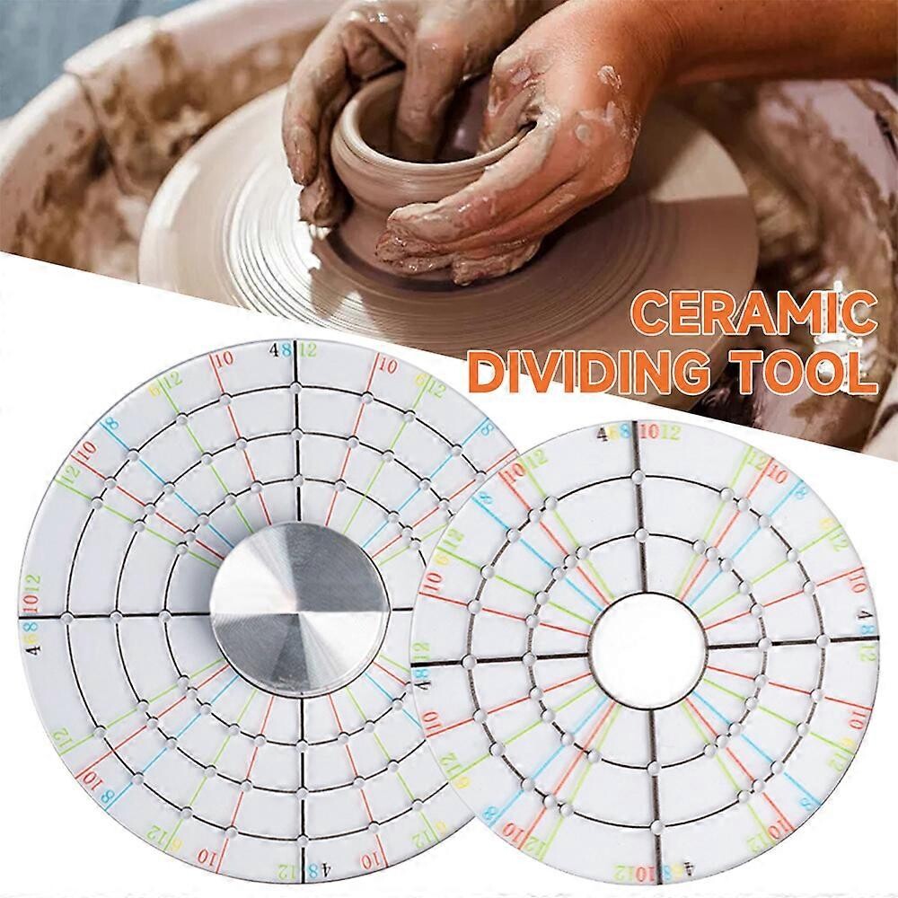 (Small, One size) Pottery Tools Trimming Spinner Rotary Disc Pottery Wheel Trimmer Clay Tools ...