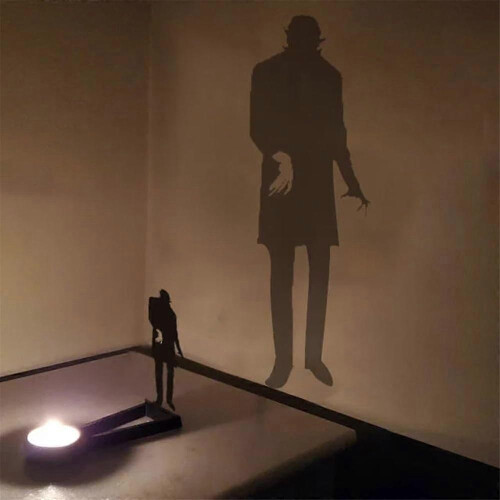 (A, One size) Nosferatu Candle Holder, Nosferatu Candle Shadow Ornament ...