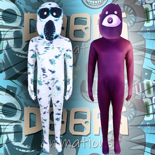 Doors Roblox Cosplay Costume Jumpsuit Bodysuit Party Fancy Dress for ...