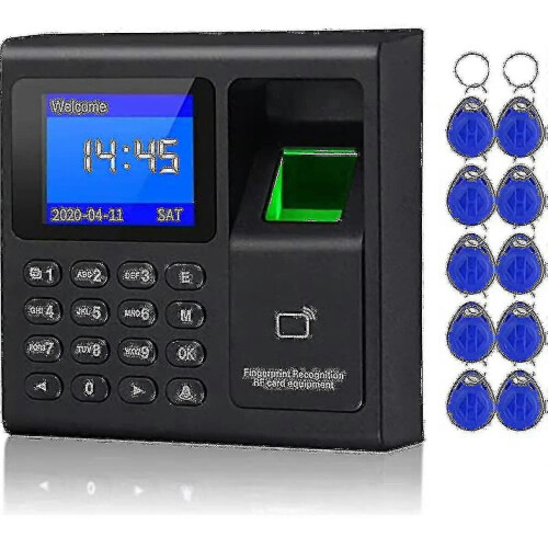 (As show, One size) Time Clocks For Employees Small Business Biometric ...