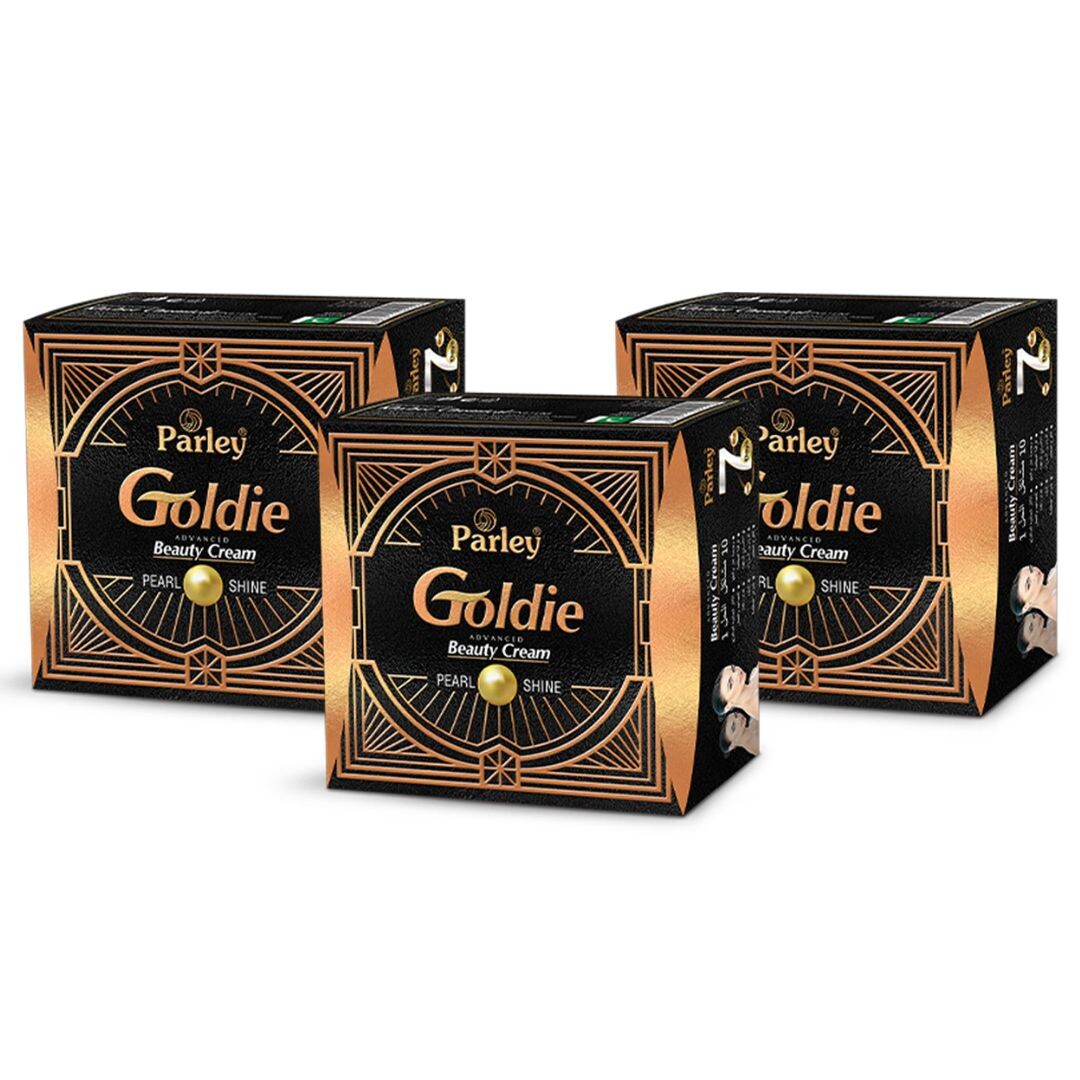 Pack Of 3 Parley Goldie Beauty Cream Pearl Shine - Soft Skin on OnBuy
