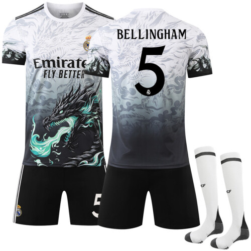 (M) 24/25 Real Madrid #5 Bellingham Special edition White Jersey ...