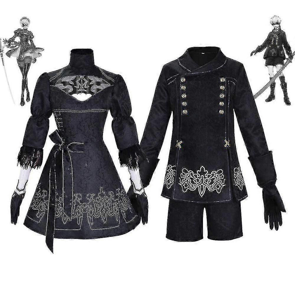 (M, Style 2) Nier Automata Yorha 2b Cosplay Costumes Anime Nier 2b Sexy ...