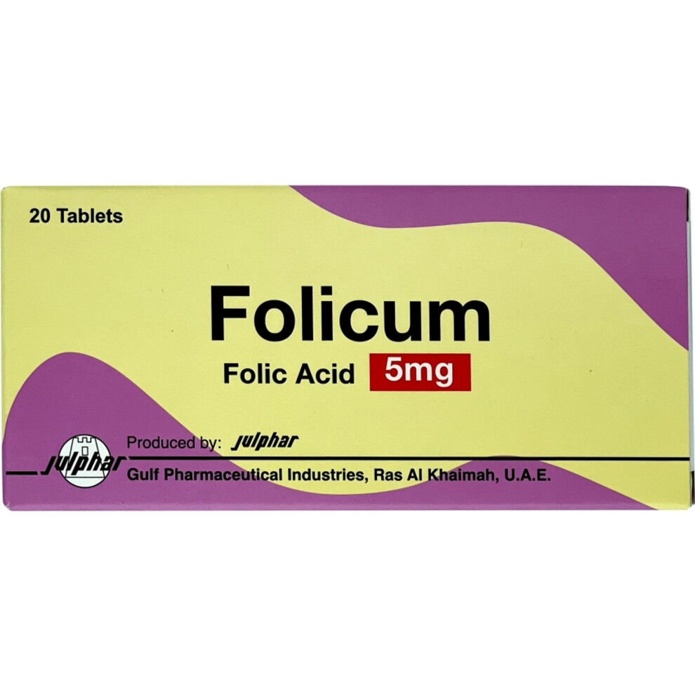 Folicum 5mg Tablets 20's |Essential Nutritional Support for Health ...