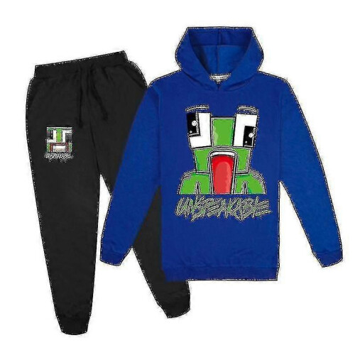 (140-150cm, blue) Unspeakable Middle-aged Boys And Girls Hoodie Sweater ...