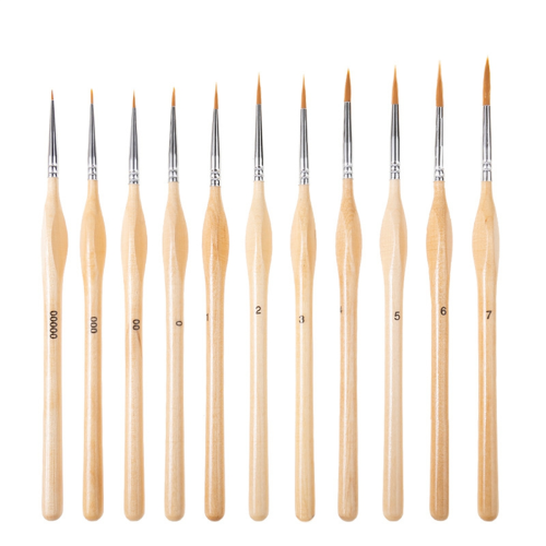 de Pincel con Gancho y Agarre Ergon?mico, para Pintar Detalles, Bol ...