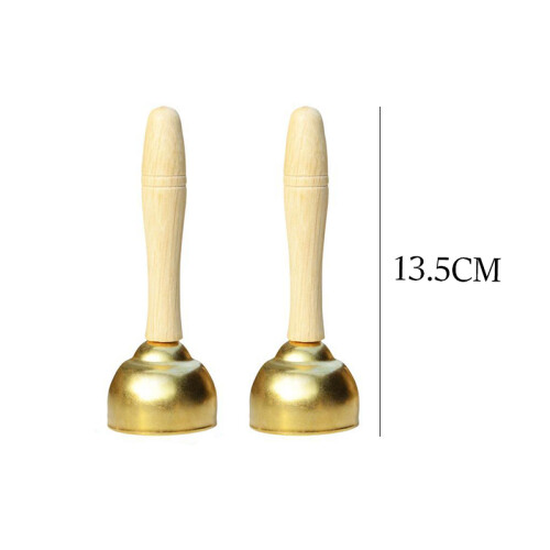 (2Pcs Wooden bell) Children Musical Instrument Toys Mini Wooden Baby ...