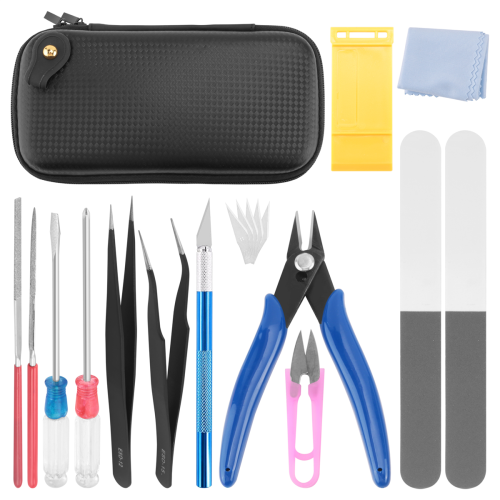 Kit de 15 herramientas de modelismo, herramientas básicas para modelismo, pasatiempos y ...