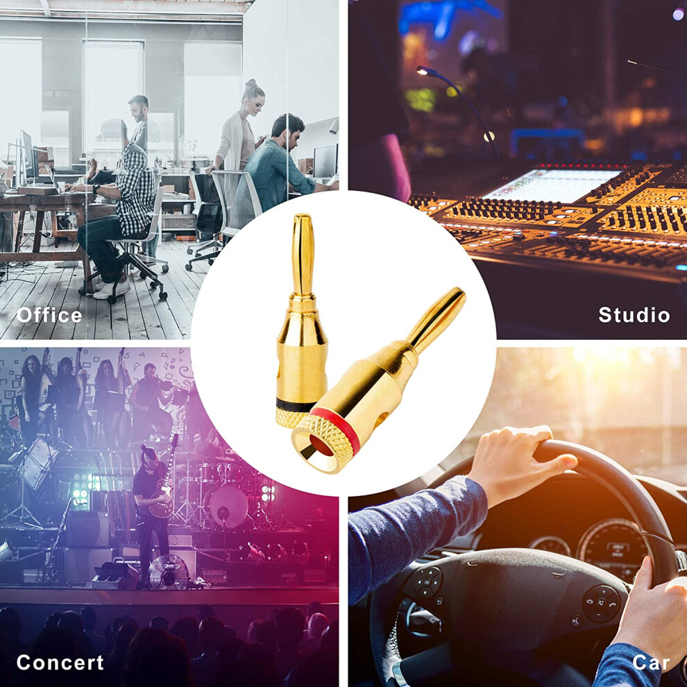 10 perechi de mufe banană pentru cabluri de difuzor, sisteme ...