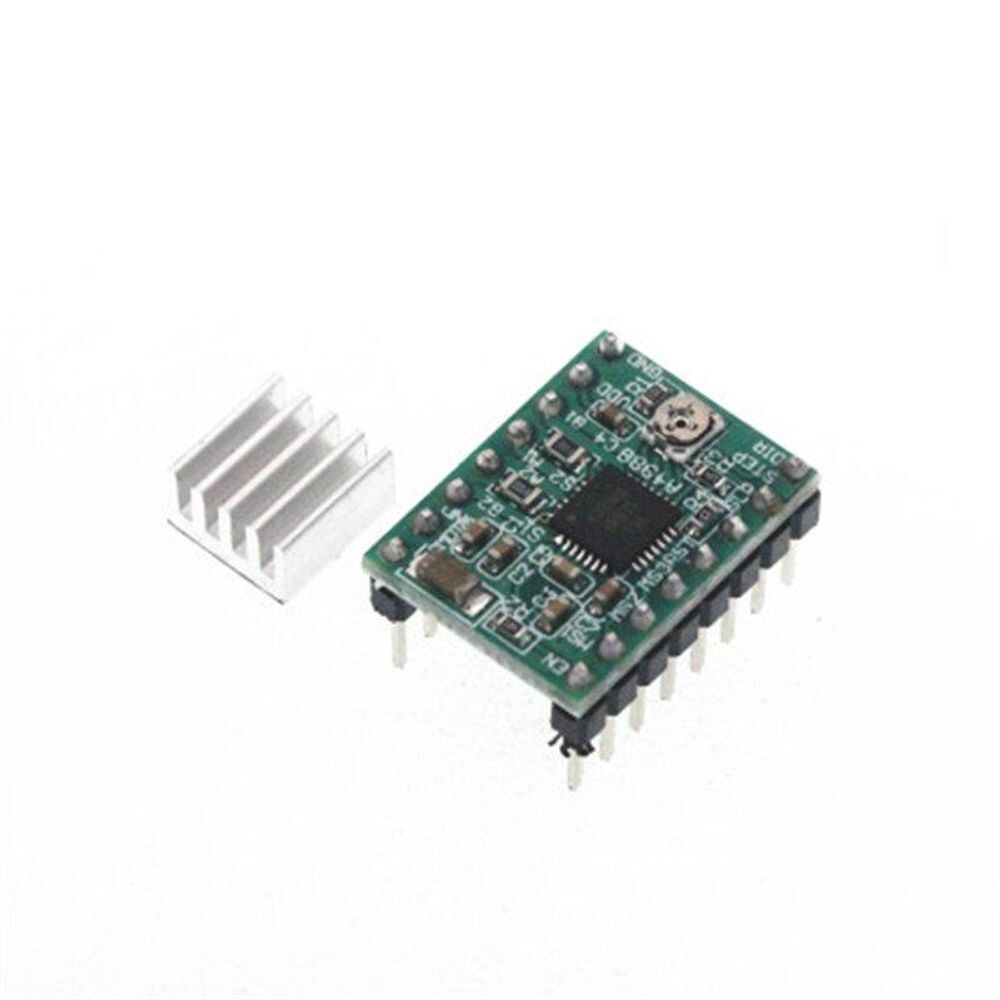 3D Printer Parts A4988 DRV8825 Stepper Motor Driver With Heat sink For ...