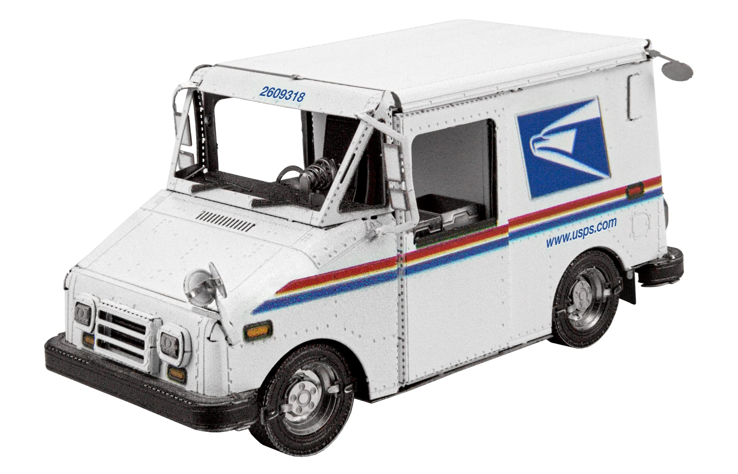 Metal Earth Fascinations USPS LLV Mail Truck 3D fm modellkszlet on OnBuy