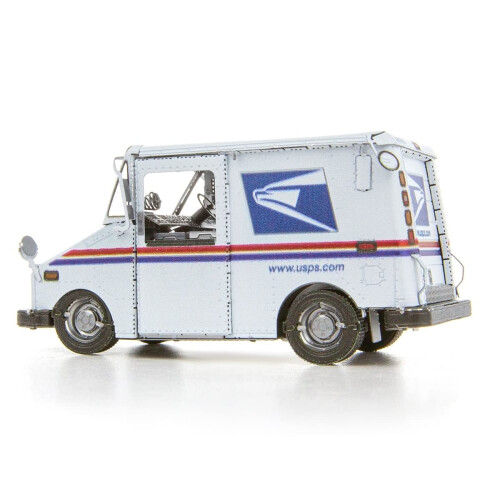 Metal Earth Fascinations USPS LLV Mail Truck 3D fm modellkszlet on OnBuy