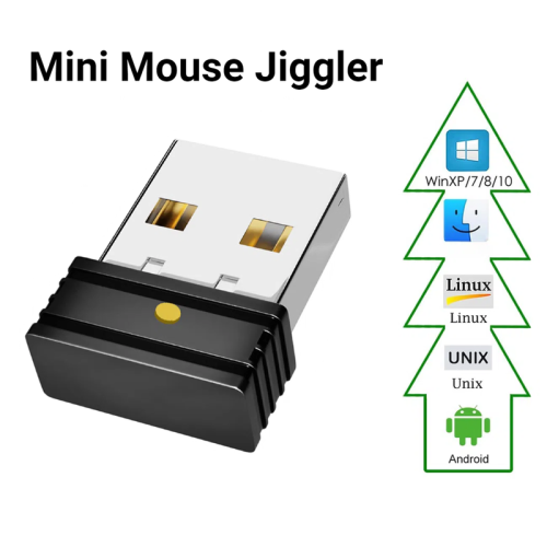 (D) Undetectable Mouse Jiggler 5V 1A Movement Simulation Wired Wireless ...