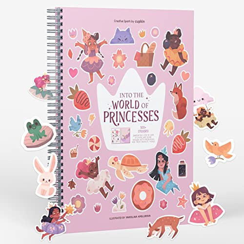 Cartea de activita?i cu autocolante World of Princesses de Cupkin ...