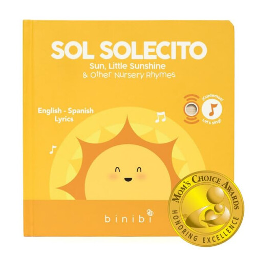 Binibi Spanish Musical Book for Toddlers Sol Solecito & Other Nursery ...
