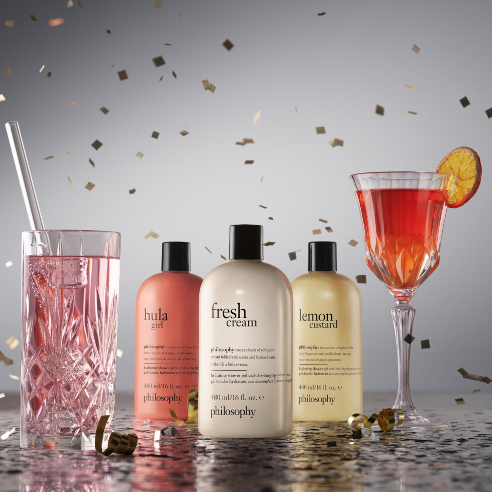 gel douche philosophy fresh cream - notes de vanille, héliotrope & fève ...