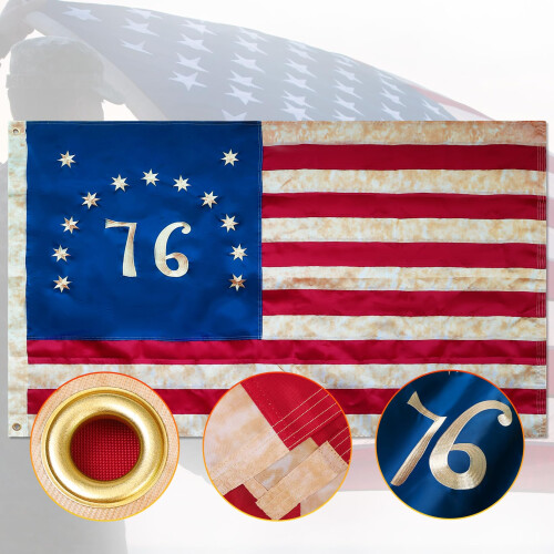 Vintage American Flag Vintage 1776 Flag 13 Stars Flag Vintage American ...