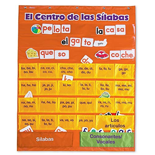 Learning Resources El Centro de las Silabas (Spanish Syllables) Pocket ...