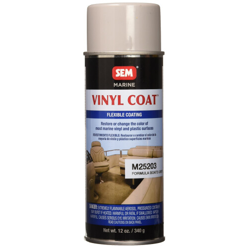 SEM M25203 Formula Boat Grey Marine Vinyl Coat - 16 oz. on OnBuy
