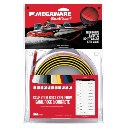 MEGAWARE KEELGUARD Boat Keel and Hull Protector 7-Feet (for Boats up to ...