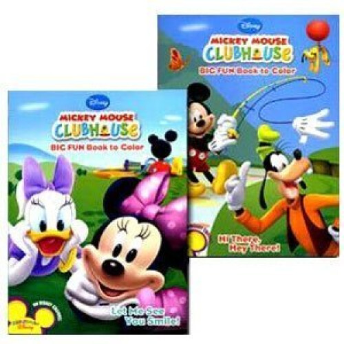 Mickey Mouse Clubhouse Big Fun Book to Color (2 Coloring Book Set) on OnBuy