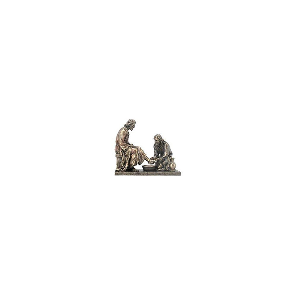 Statue de J sus lavant les pieds de ses disciples en bronze de WU ...