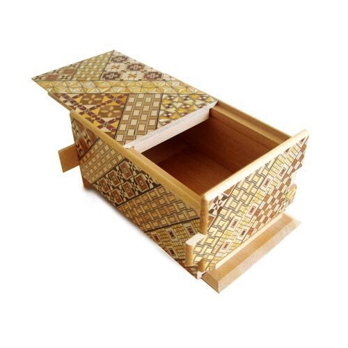 Bene Gifts Japanese Yosegi Puzzle Box 5 Sun 21 Moves on OnBuy