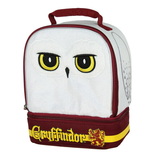 Harry Potter Hedwig the Owl Gryffindor House Dual Compartment Insulated ...